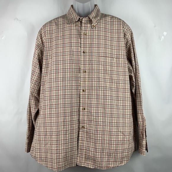 Pendleton | Shirts | Pendleton Mens Vintage Brown Tan Color Shirt Xl ...